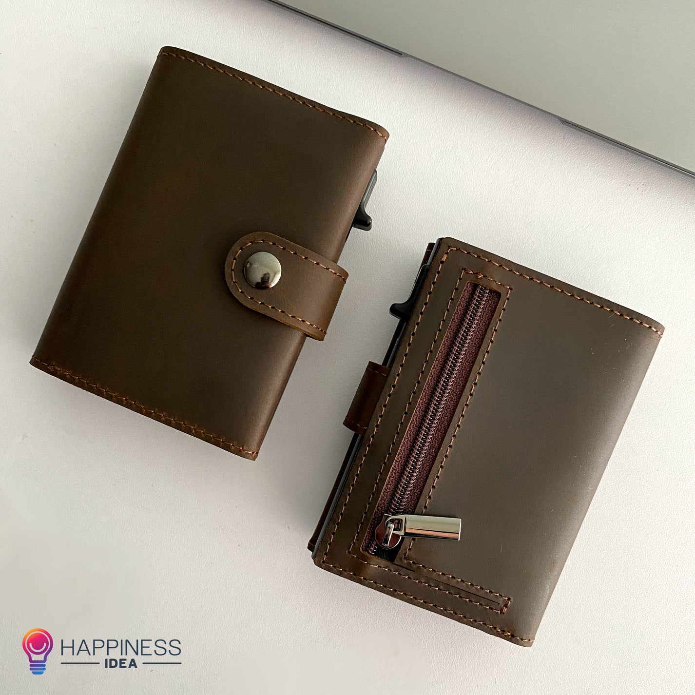 EasyWallet - Personalised Leather Smart Wallet – Happiness Idea Malaysia